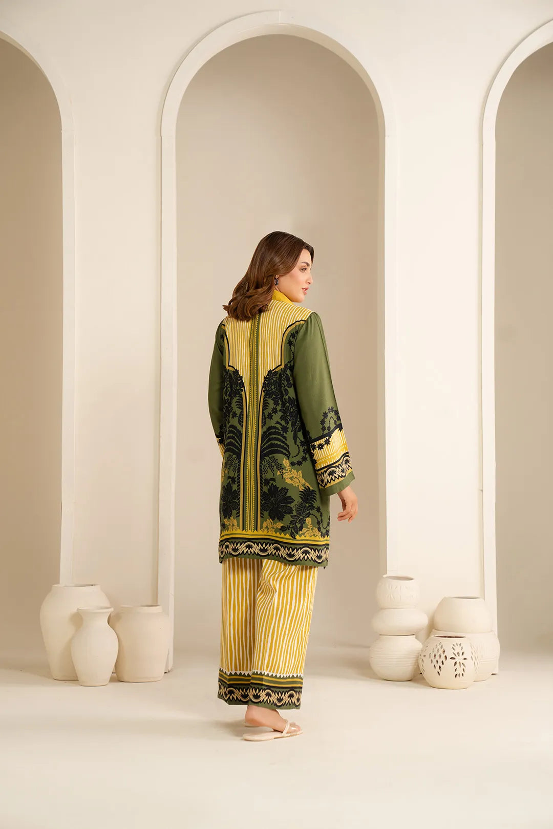 1 Piece Printed Linen Shirt